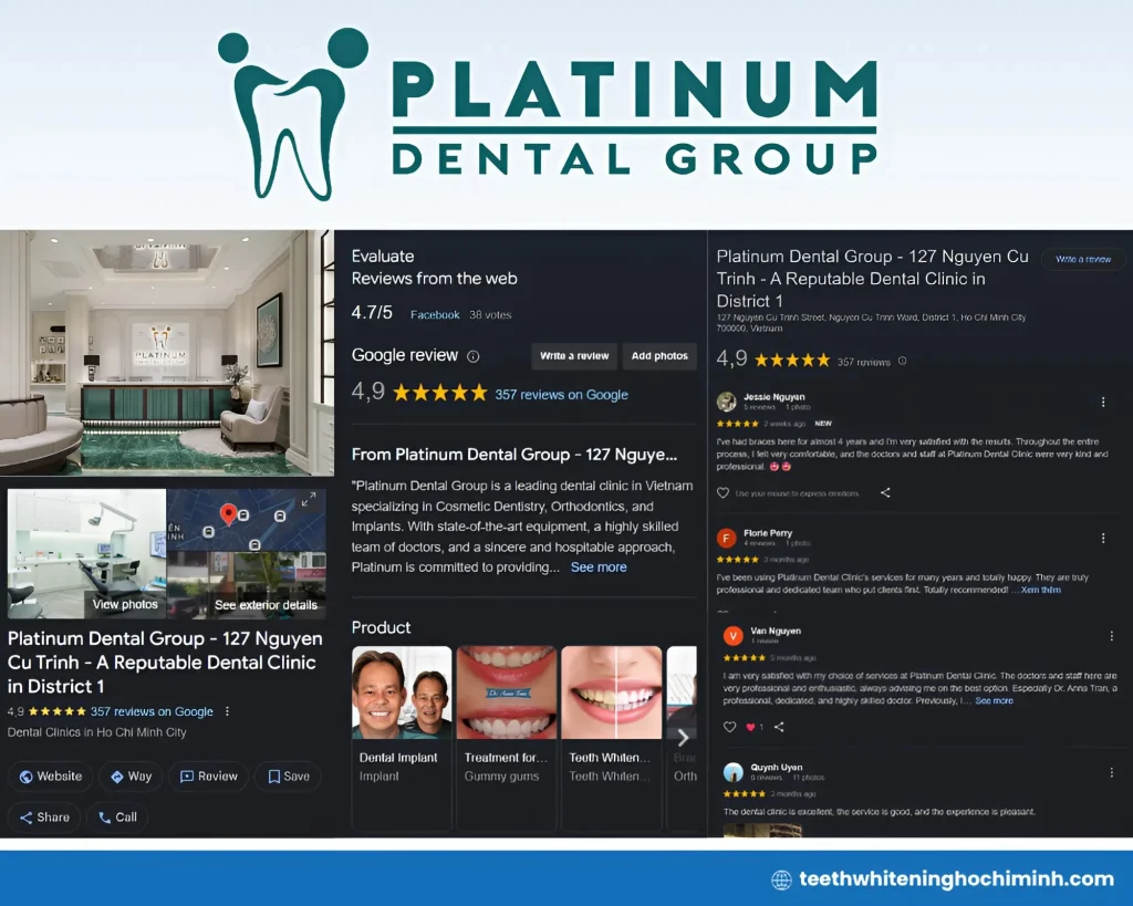 Top 5 Teeth Whitening Clinics District 1 Ho Chi Minh 2026